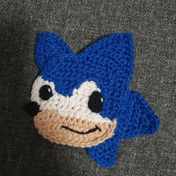 Crochet Sonic, Applique Pattern +free Scarf Pattern ,sonic Ornaments - Etsy
