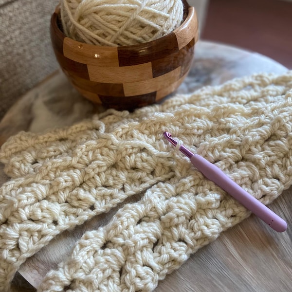 Chunky Crochet Blanket Pattern, the Haven Crochet Blanket, Easy Crochet ...