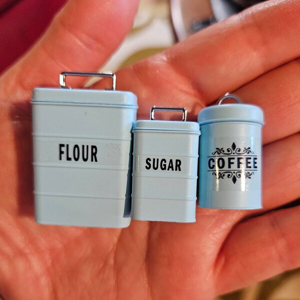 1:12 Scale Miniature Bucket With Handle Mini Metal Pail for Dollhouse ...