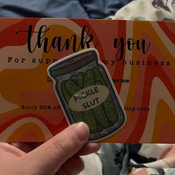 Dill Pickle Jar Sticker, Laptop Stickers, Funny Stickers, Sarcasm ...