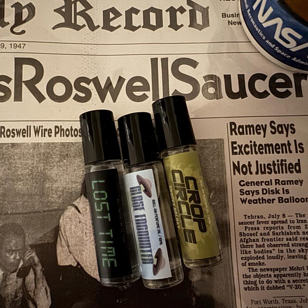 Flatwoods Monster Roll on Perfume Oil / Cryptid Perfume, Weird Funky ...