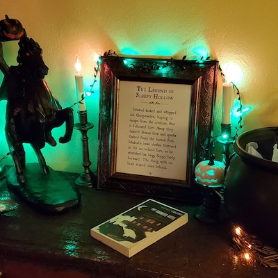 The Legend of Sleepy Hollow Printable Halloween Poster, Halloween Decor ...