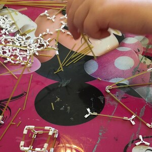 Pastex Spaghetti STEM Building Toy | 3 Sides | 125 Pieces | Stocking ...