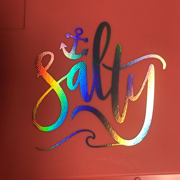 Salty Sticker, Salty Decal, Tropical Sticker, Beach Sticker, Beach Car ...