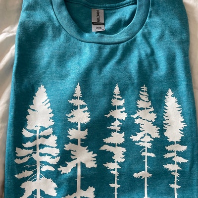 Pine Tree Shirt, Pine Tree T Shirt, Camping Shirt, Hiking Shirt ...