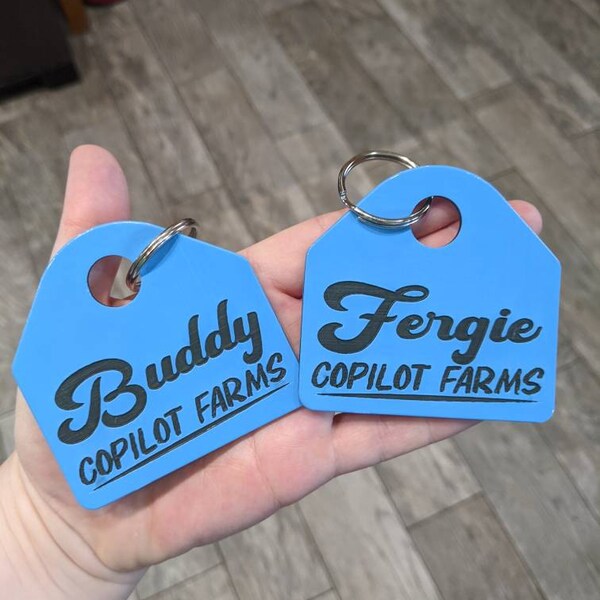 Goat Collar ID Tags - Etsy