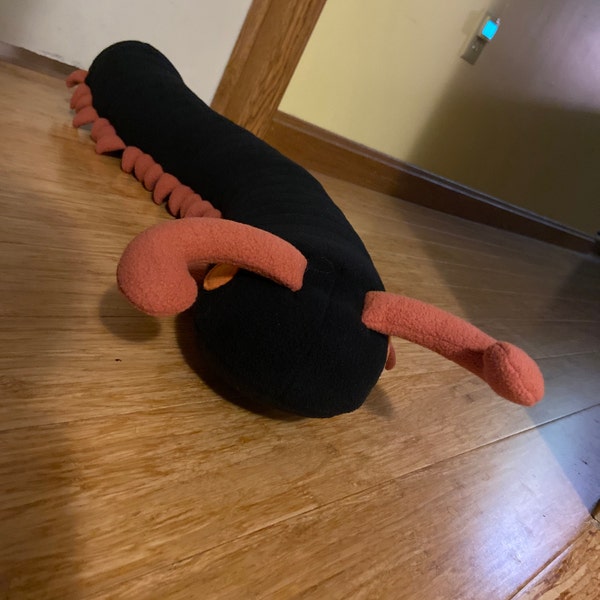 Giant African Millipede Plush, Millipede Toy, Plush Bug, Plush Insect ...
