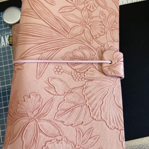 Traveler's Notebook Cover, Personal Size, Vintage European Lace Carving ...