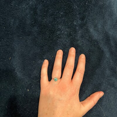 Square Halo Wedding Ring Guard ,moissanite Diamond Solitaire Engagement ...