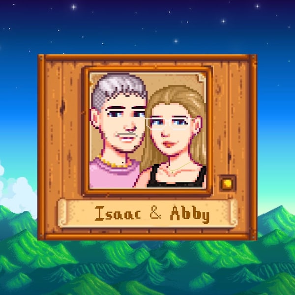 Custom STARDEW VALLEY Portraits, Personalized Stardew Valley Poster ...