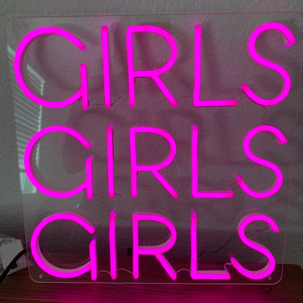 Girls Girls Girls Neon Sign|music Bar Neon Decoration|led Neon Light ...