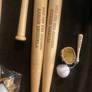 Engraved Junior Baseball Bat, Personalized Team Baseball Bat, Gift for ...