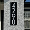Five Number Vertical, Address Sign, Modern House Numbers, Address ...