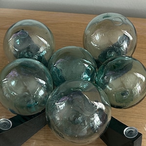 3.5 Double Netted Japanese Glass Float, Collectable, Antique, Nautical ...