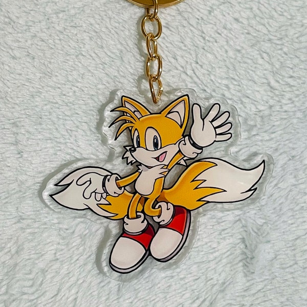SONIC HEROES - TAILS Acrylic Keychain - Etsy