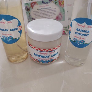 Birthday Cake Body Perfume Spray - Etsy