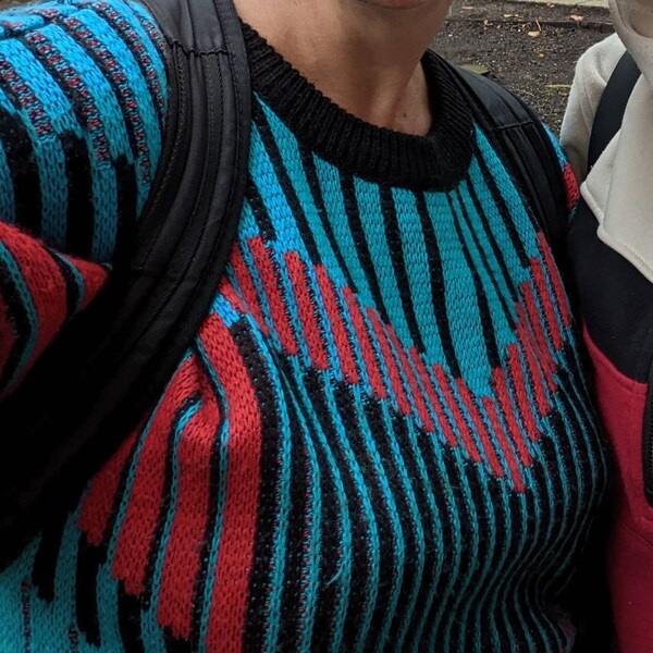 Vintage 60s Mod Bright Pink Matching Set With Pink Polka Dot Beading ...