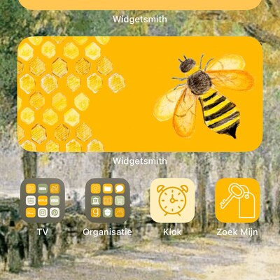 EDITABLE Desktop Organizer Wallpaper Folder Icons, Yellow School ...