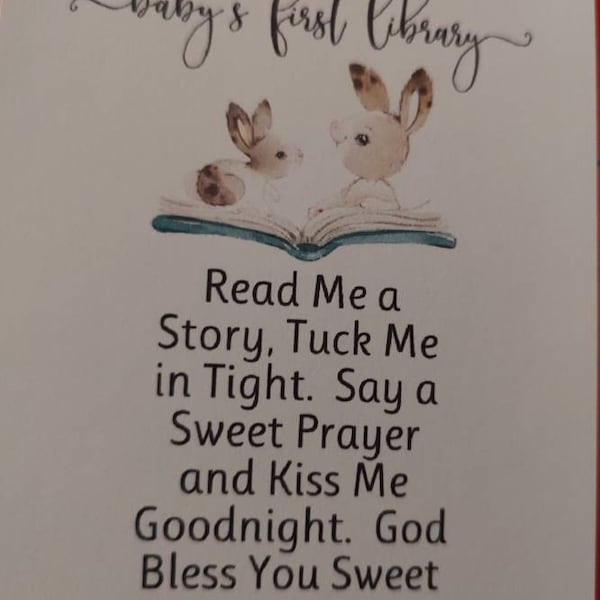 Storybook Book Plate Template, Book Themed Baby Shower, Printable ...