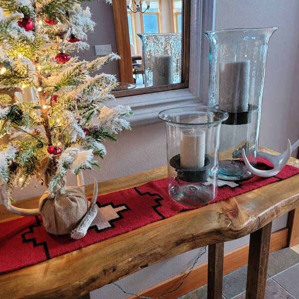 Zapotec Southwest Wool Table Runner / Wall Tapestry Measuring 48 X 16 ...