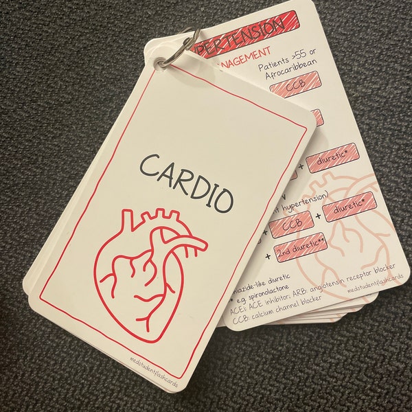 ECG Rhythms Flashcards PDF - Etsy