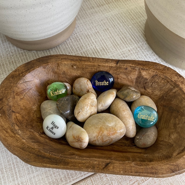 Wooden Dough Display Bowl - Large or Small; White or Natural - Etsy