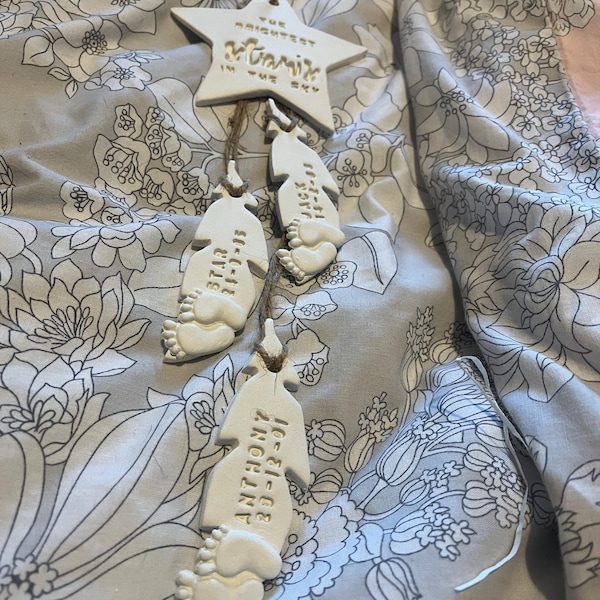 Personalised Clay New Home Hanging Sign/ Keepsake Housewarming Present ...