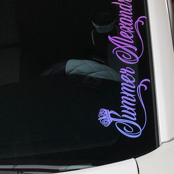 Custom Truck Windshield Banner Decal | Text Only, No Background | Truck ...