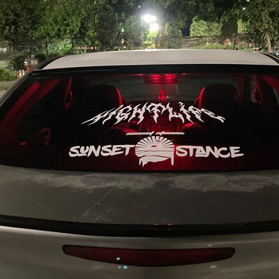 Custom Windshield Decal Insert Your Own Text - Etsy