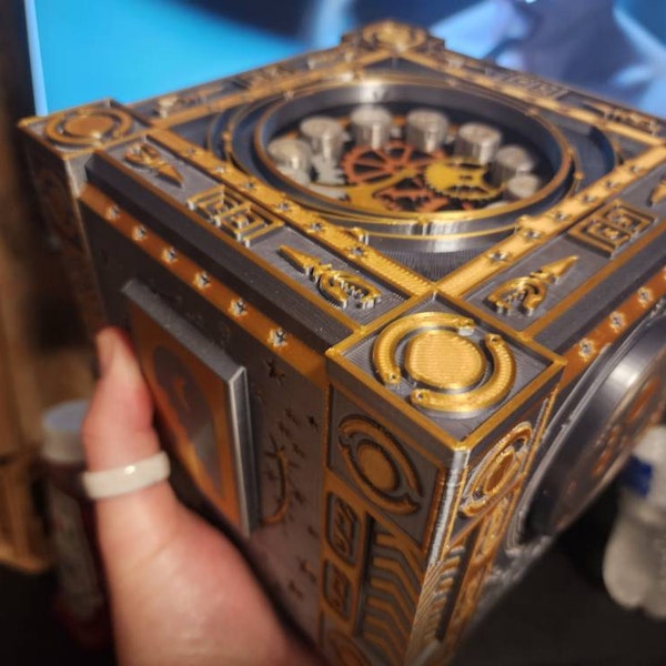 One of a Kind Cryptex Cylinder Puzzle Box / 3D Printed - Etsy