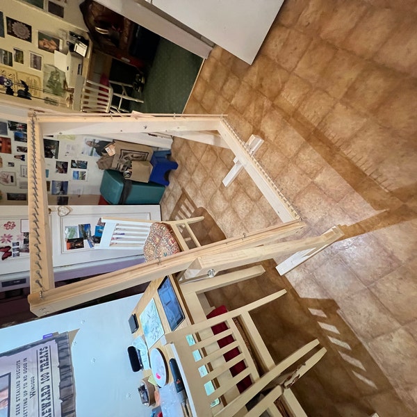 Rug Hooking Frame/ Punch Needle Frame and Stand KIT - Etsy