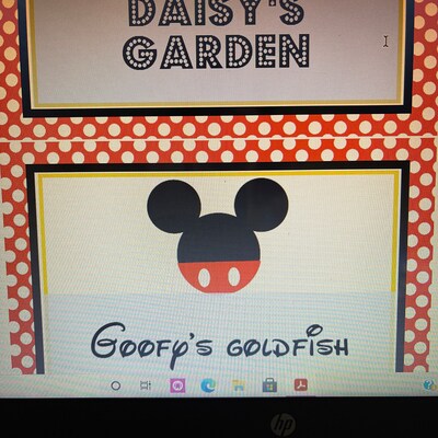 Mickey Mouse Party Signs Instant Download Mickey Mouse Party Signs ...