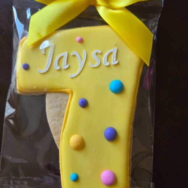 Birthday Cookies, Ages 1-9, Personalized (4" Size, Bowed) - Next Ship ...