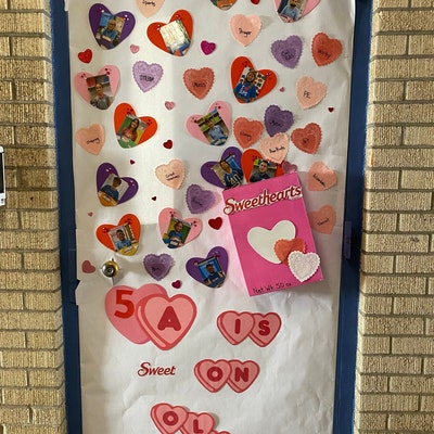 Candy Hearts Alphabet Clipart Valentine Letters, Pink Digital ...