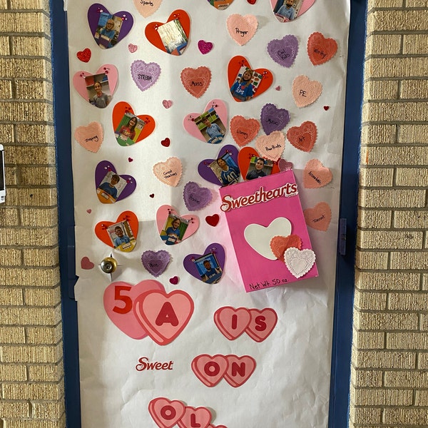 Candy Hearts Alphabet Clipart - Valentine Letters, Pink Digital ...