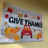 Give Thanks Truck Bulletin Board Kit, Happy Thanksgiving Pumpkin Fall ...