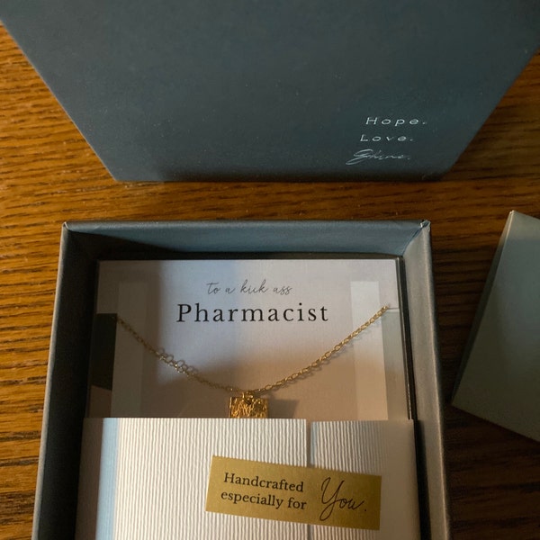 Pharmacist Gift, Pharmacist Necklace Gift, Pharmacist Graduation Gift ...
