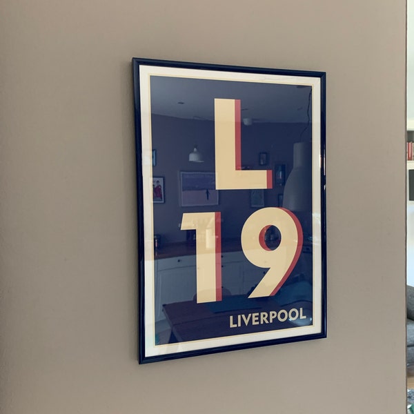 BS BRISTOL Postcode Print. Custom Personalised Postcode Typography Art ...