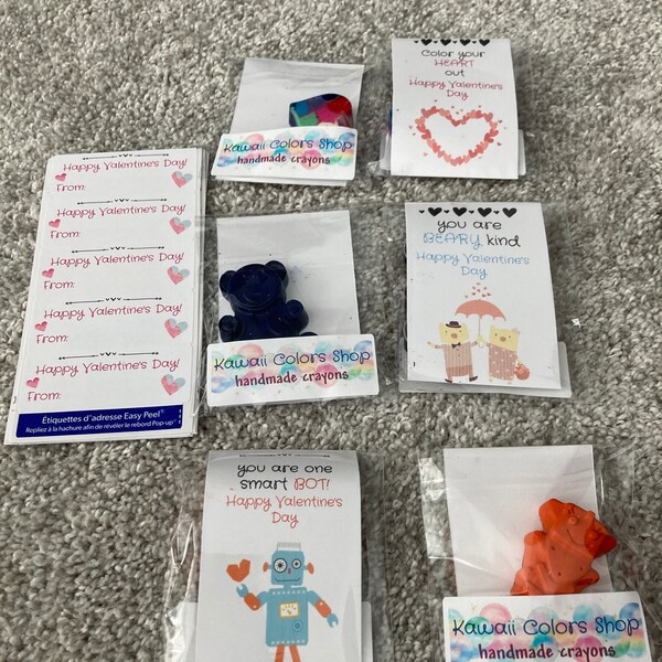 Personalized Valentine for Kid, Classroom Valentine Exchange, Non-candy ...