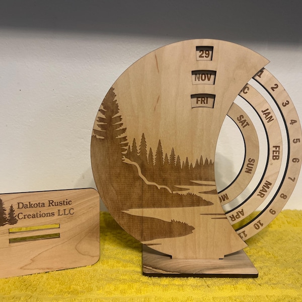 Tree Forever Calendar, Perpetual Calendar, Any Year Wooden Calendar - Etsy