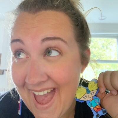 Beetlejuice and Lydia Clay Hypoallergenic Hoop Earrings - Etsy