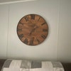 36 Wood Wall Clock, Traditional Number Clock - Etsy