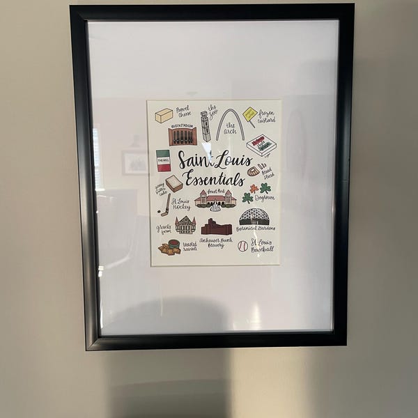 STL Sticker; 314 Saint Louis; STL Hand Lettered Sticker; Arch Sticker ...