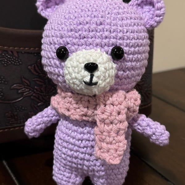 Mini Bear Crochet Pattern , Amigurumi Small Forest Animal Crochet PDF Ebook , Beginners Small ...