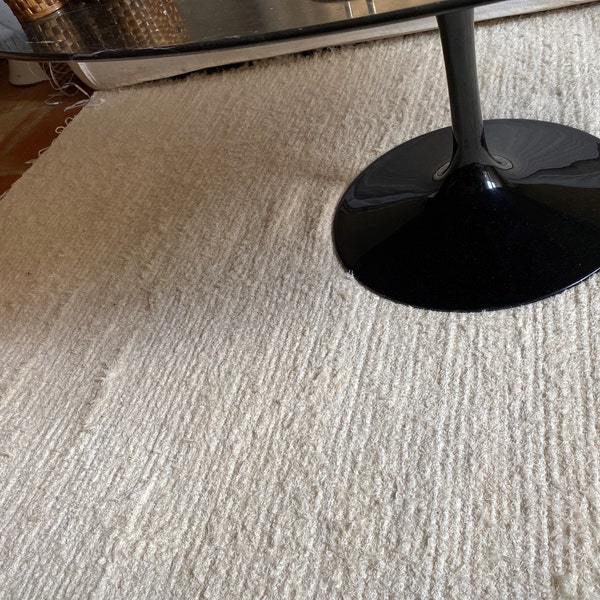 Large Cream Rug, Bedroom Rug, Cotton Rug, Living Room Rug, Bohemian ...