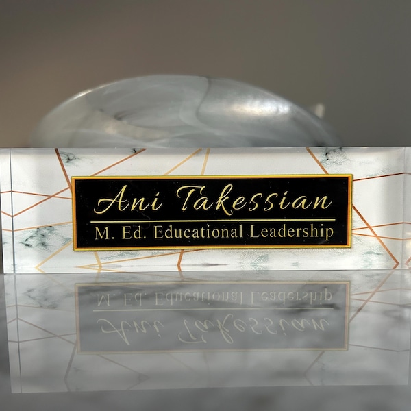 Personalized Name Plate for Desk Custom Office Decor Nameplate Sign ...