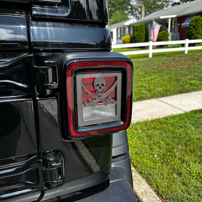 Biohazard Logo in 3D Black for Jeep Wrangler JK/JKU/JL Rear - Etsy