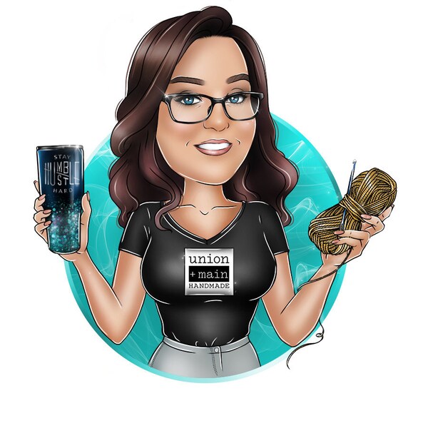 Crafter Logo Design - Custom Cartoon Portrait for Your Business Logo ...