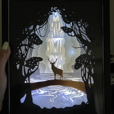 Flexi Paper Spacers Digital File DIY for Square Box, 3D Shadow Box, 3D ...