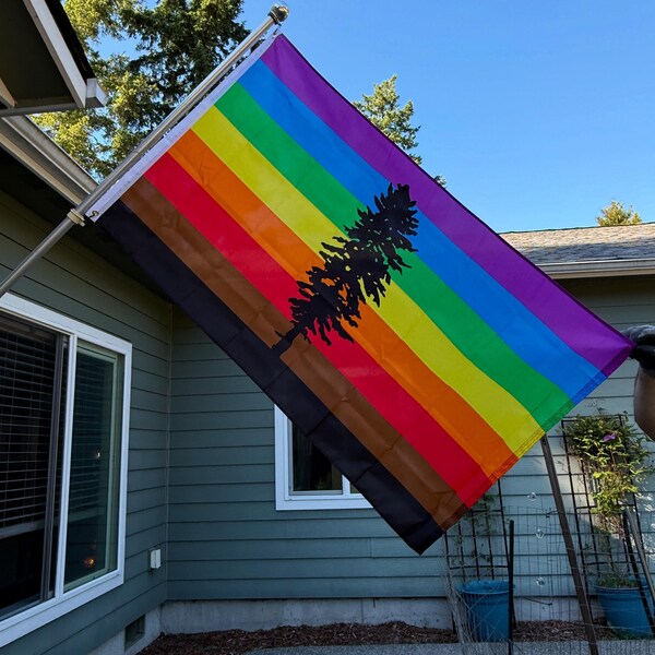 Cascadia Doug Flag 3x5' Poly 200D - Etsy